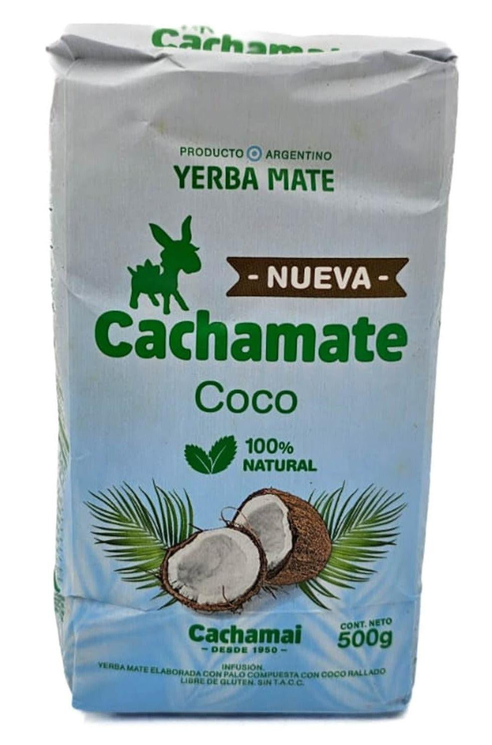 Yerba Maté Cachamate Coco | Noix de Coco & Herbes (Douce