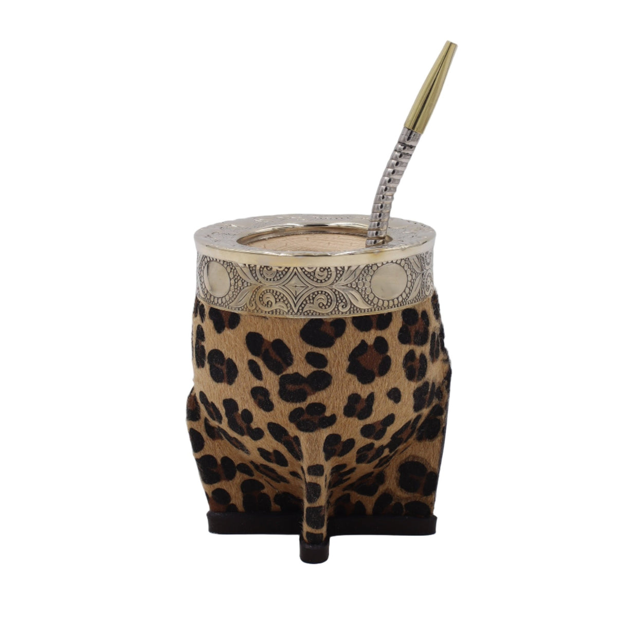 Maté impérial Animal Print 270 ml | Base 4 pieds | El Gaucho