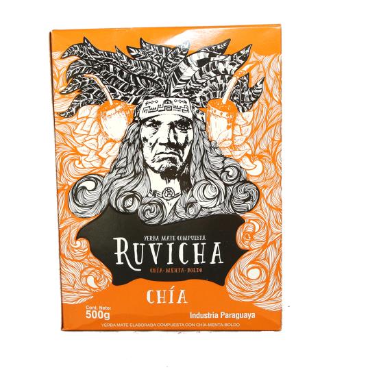 Yerba Maté Ruvicha Chia | Menthe, Boldo, Chia | El Gaucho
